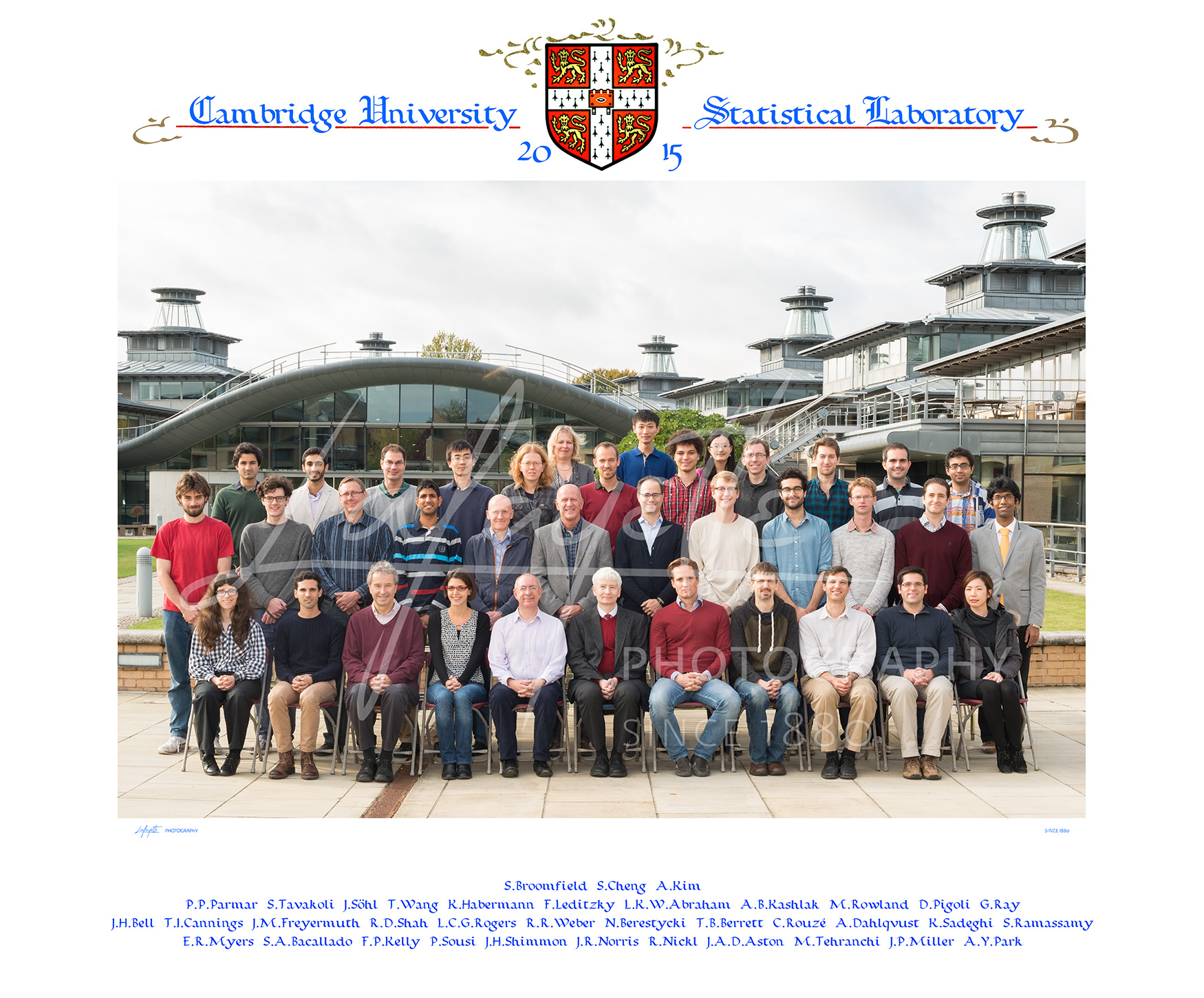 Gallery of Photographs - 1953-2024 | Statistical Laboratory